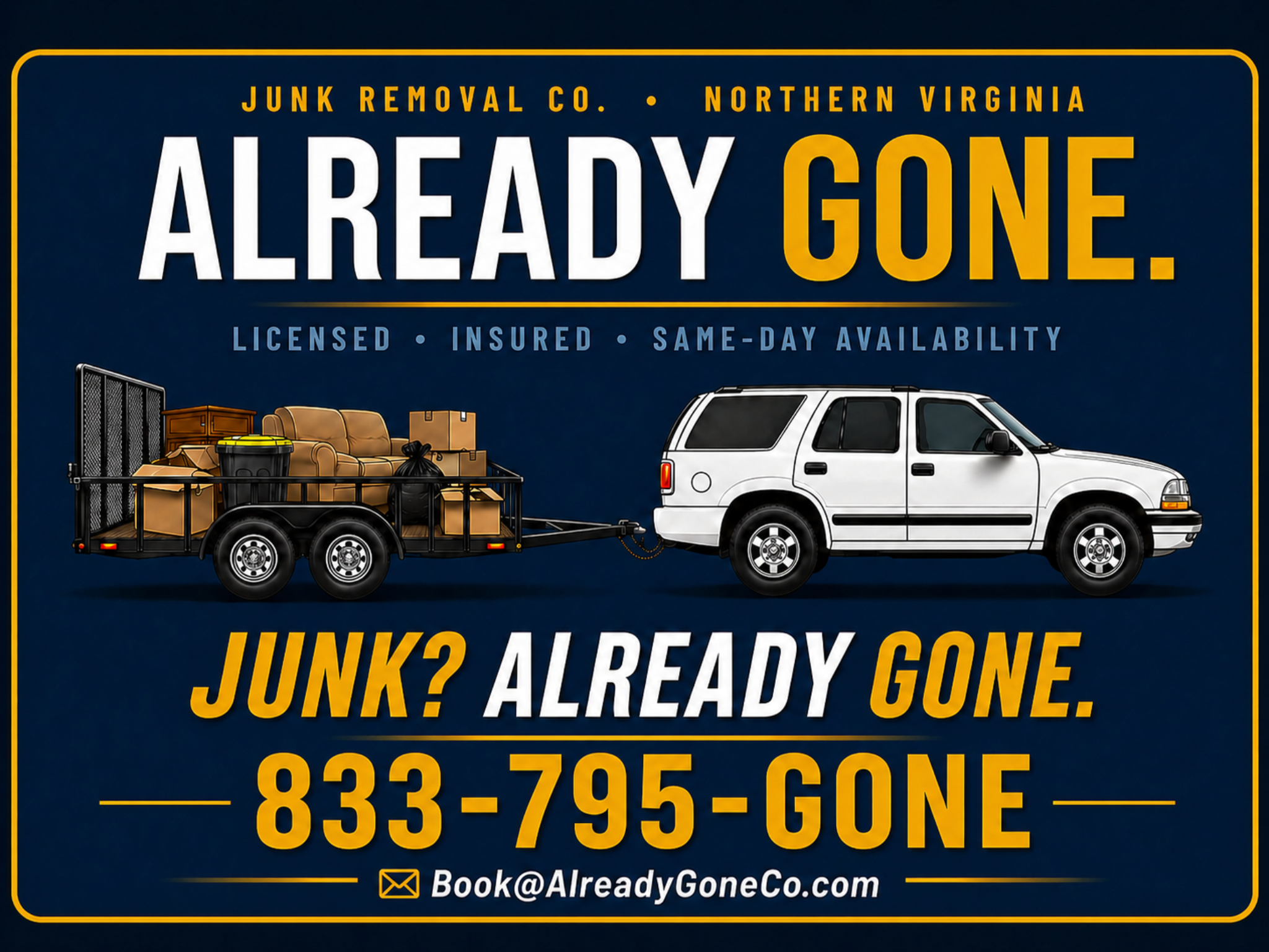 Furniture Removal Woodbridge VA | Already Gone Junk Removal